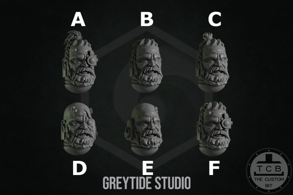 GREYTIDE STUDIO HEADS 02 - THE CUSTOM BIT