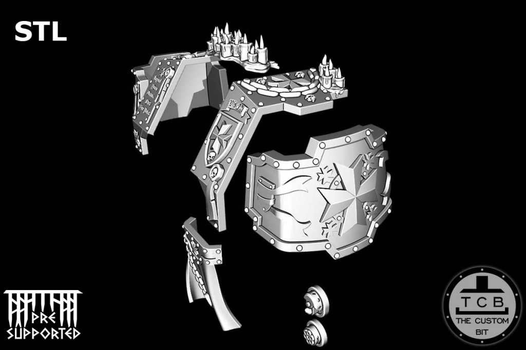 TEMPLAR BIG ROBOT ARMOUR STL - THE CUSTOM BIT