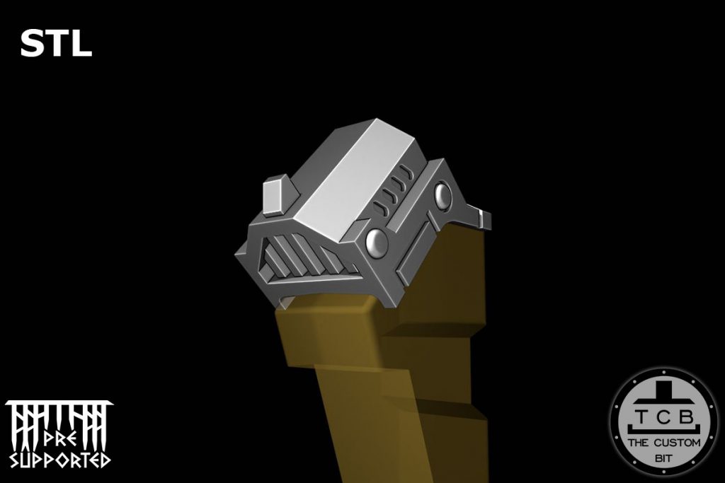 GA COMMANDER WEAPON ACCESSORY PACK STL - THE CUSTOM BIT