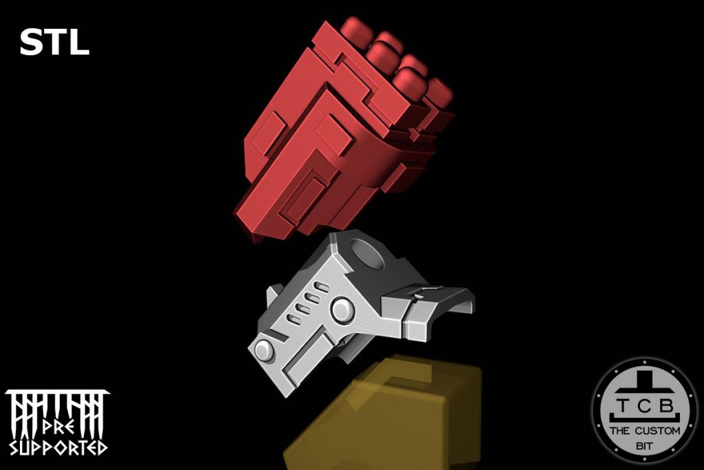 GA COMMANDER WEAPON ACCESSORY PACK STL - THE CUSTOM BIT