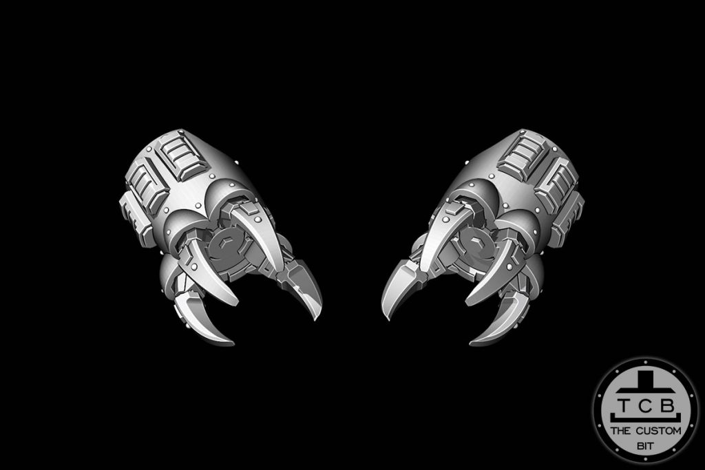 COMBAT BIG ROBOT ARMOUR CLAWS - THE CUSTOM BIT