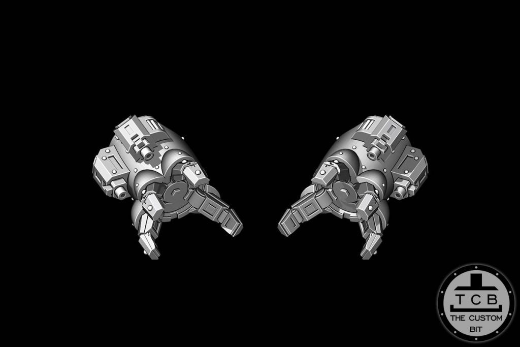 COMBAT BIG ROBOT ARMOUR FISTS - THE CUSTOM BIT