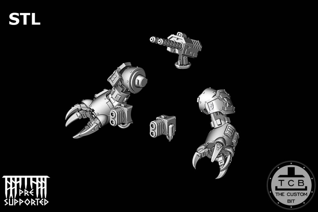 TEMPLAR COMBAT BIG ROBOT ARMOUR UPGRADE KIT STL - THE CUSTOM BIT