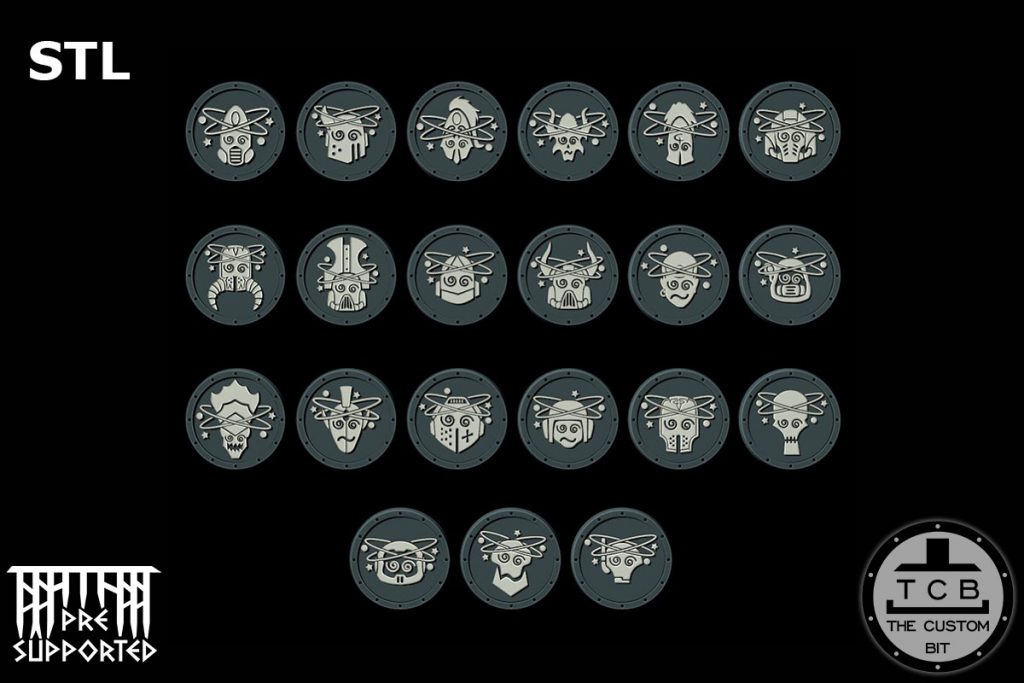 BATTLE SHOCK STL TOKENS - THE CUSTOM BIT