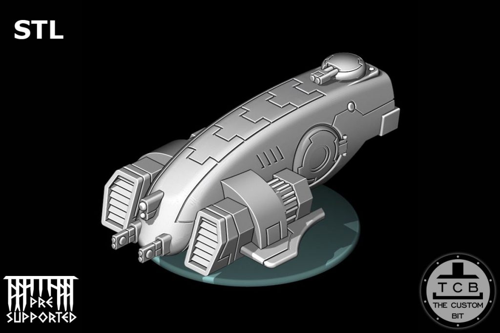 SUPPORT LIGHT TANK STL - THE CUSTOM BIT