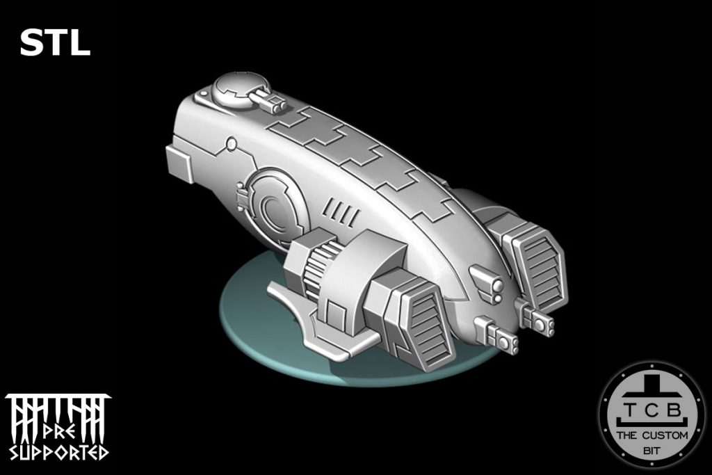 SUPPORT LIGHT TANK STL - THE CUSTOM BIT