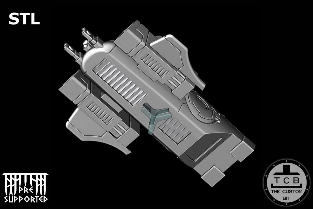 SUPPORT LIGHT TANK STL - THE CUSTOM BIT