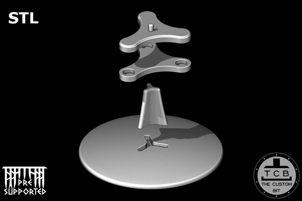 TANK FLYING BASE STL - THE CUSTOM BIT