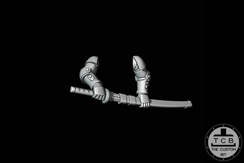 SAMURAI KATANA POSE 01 - THE CUSTOM BIT