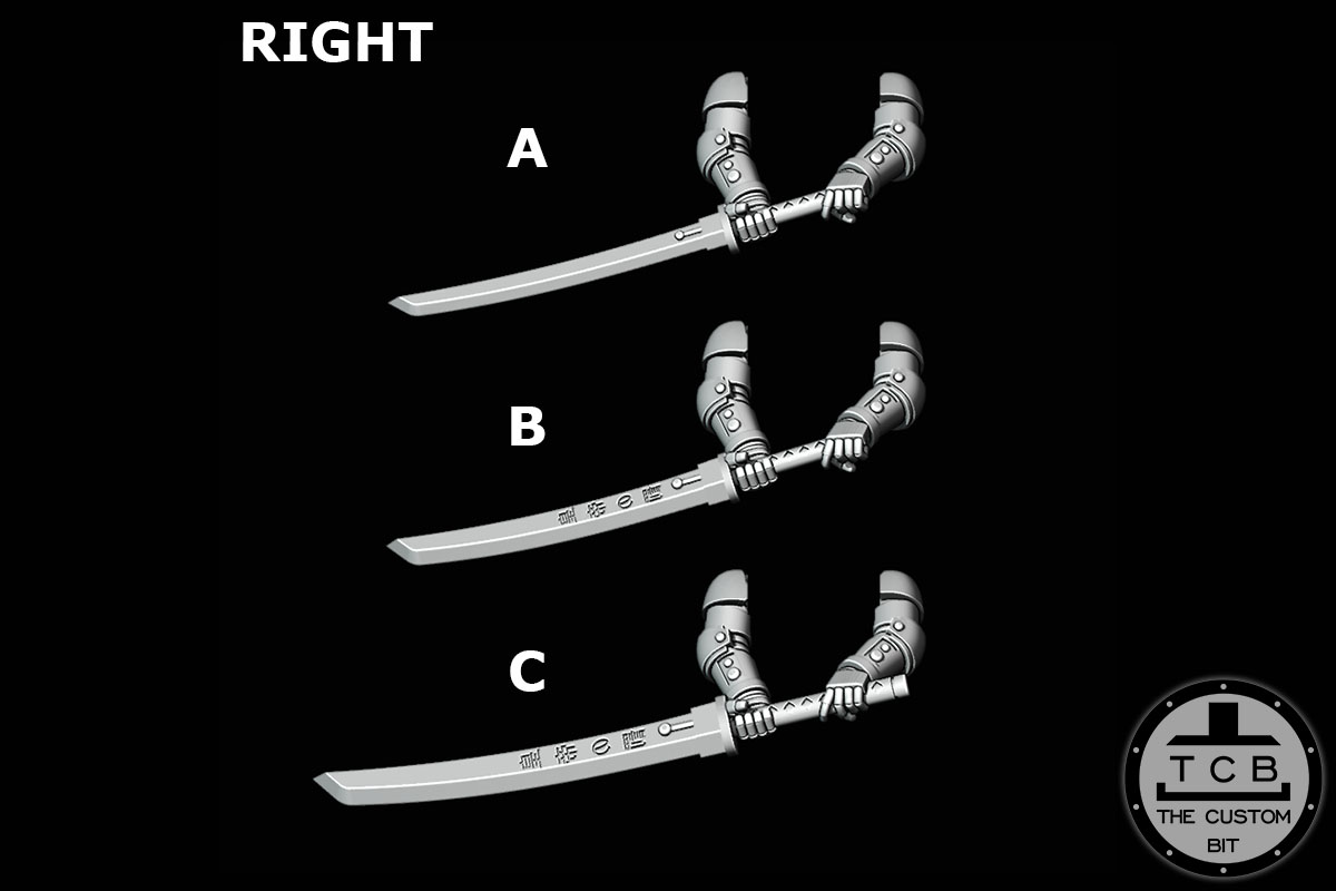 SAMURAI KATANA POSE 03 - THE CUSTOM BIT