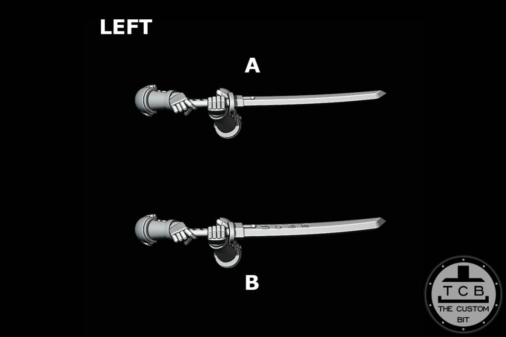 SAMURAI KATANA POSE 06 - THE CUSTOM BIT